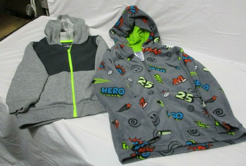Boys Toddler Two Hoodies Full Zipper Closure. Size 4/5T | eBay
