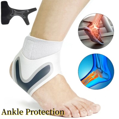 Ankle Support Brace Compression Strap Adjustable Heel Stabilizer Foot ...