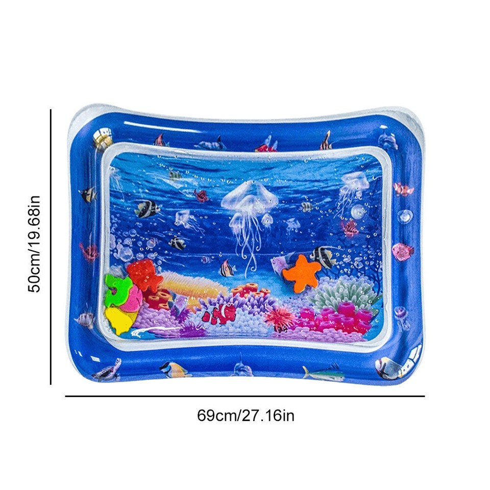 Water Sensor Play Mat with Fish Sensor Water Playmat Cat Water Play Mat ...