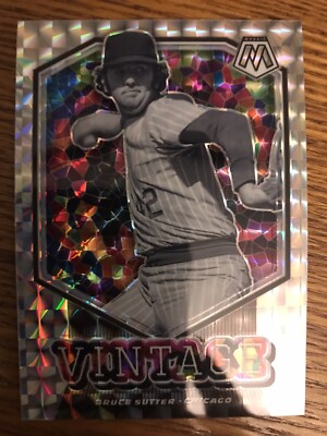 2021 Panini Mosaic Reactive Prizm Vintage Bruce Sutter Chicago Cubs | eBay