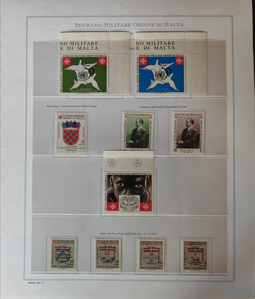 SMOM - Annata 1995 Nuova -15 Valori +2 Foglietti. | eBay