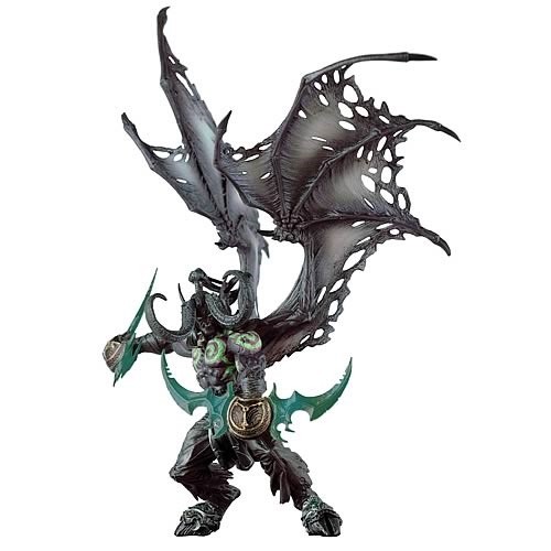 Game Wow World of Warcraft Demon Form Illidan Stormrage PVC Action ...