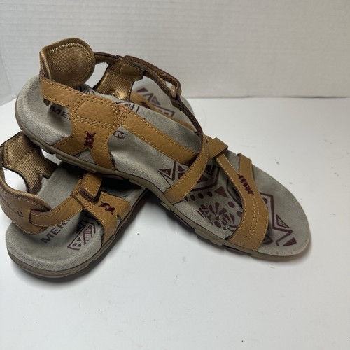 Merrell Sandspur Rose Leather Women’s Performance Sandal size 7 Hiking ...