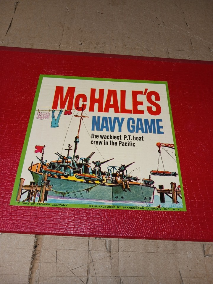 1962 Transogram MCHALE'S NAVY Board GAME. Good Shape, 100% Complete. | eBay