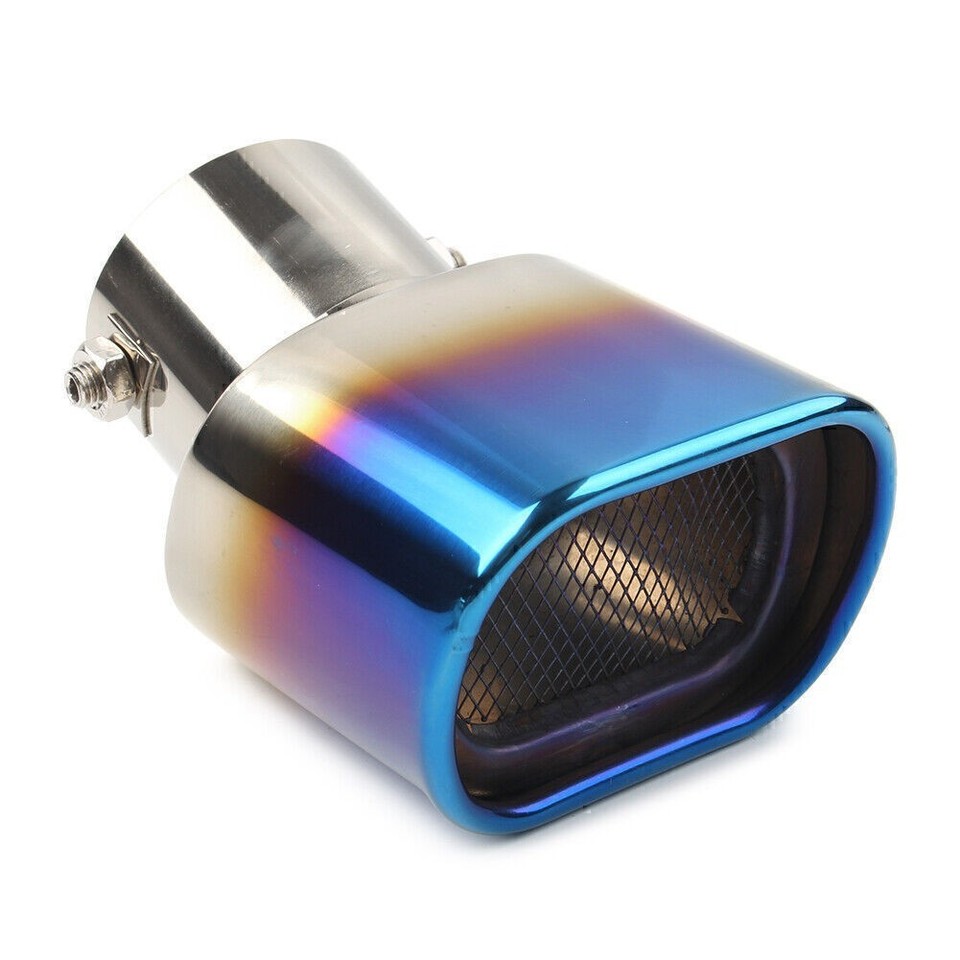 Car Stainless Steel Rear Exhaust Pipe Tail Muffler Tip Square ...