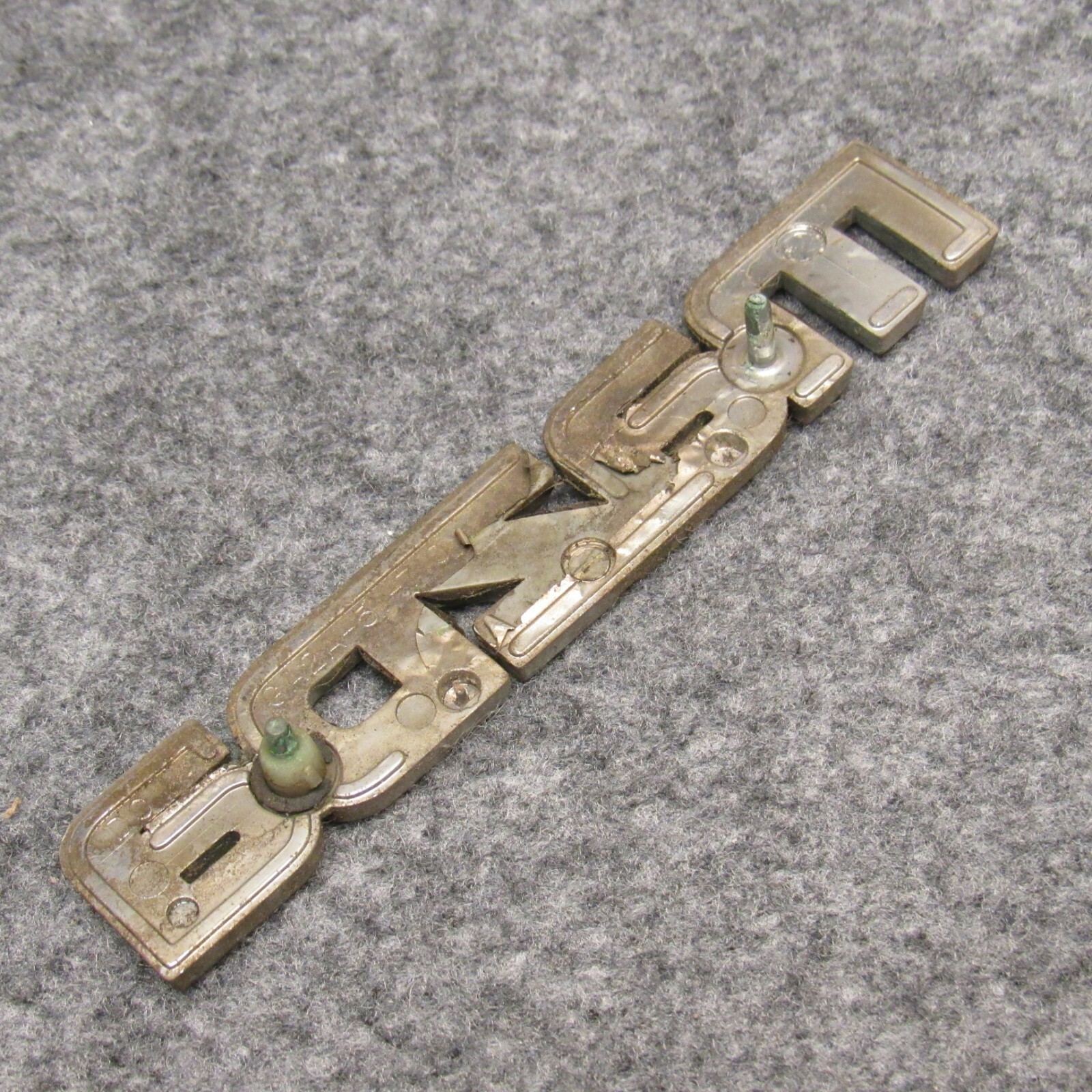 1993-1997 Mazda MX-6 Trunk Script Emblem MAZDA Chrome Finish Plastic ...