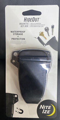 Nite Ize HideOut Magnetic Key Box Hide-A-Key Waterproof Storage w ...