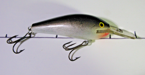 Vintage Rapala Fat Rap FR-7 Shad Minnow 3" long, 1/2oz., Balsa, Finland ...