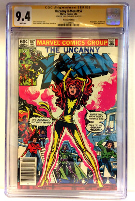 Uncanny X-Men #157 CGC/SS 9.4 NEWSTAND! Chris Claremont Auto, WP ...