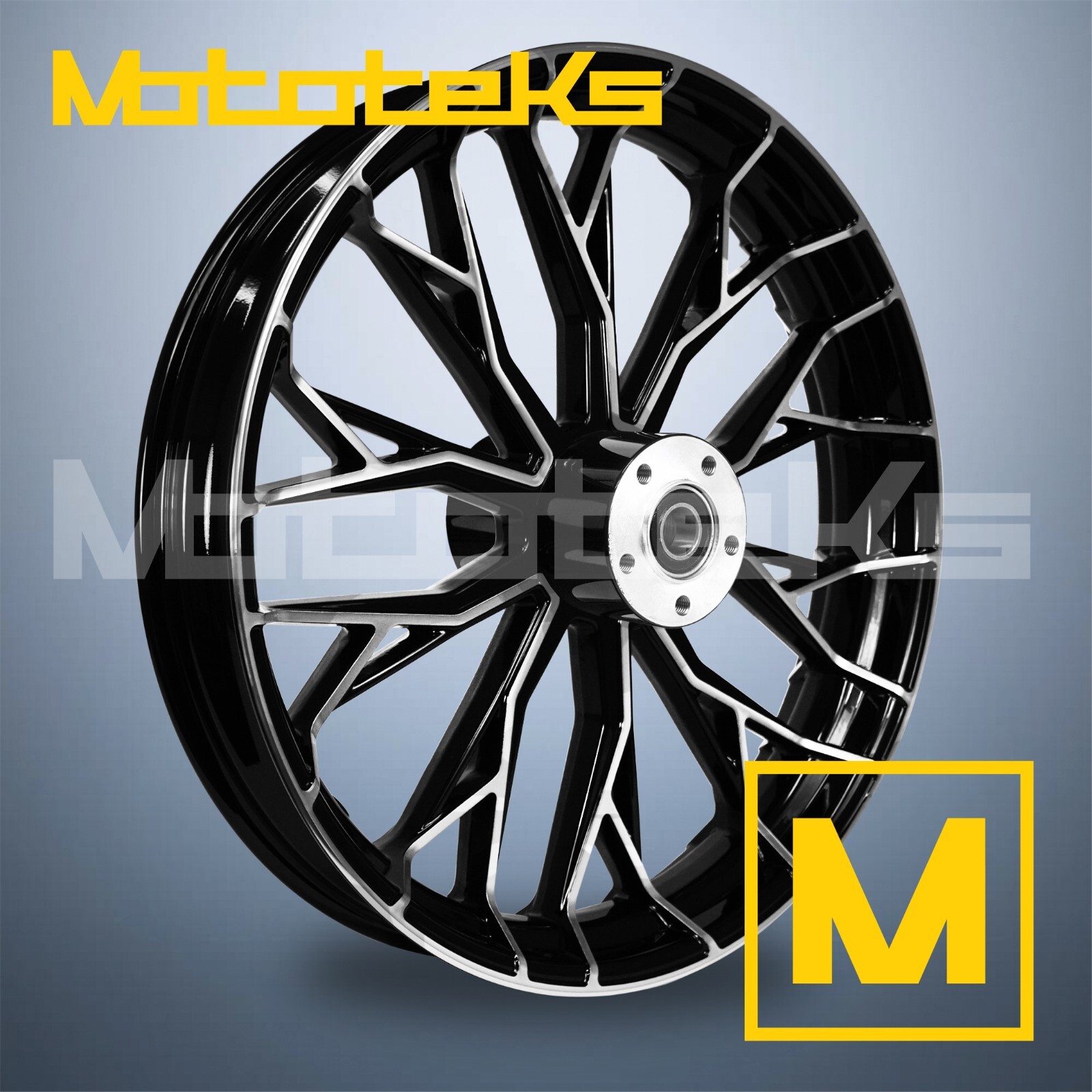 21" 21X3.5 RAIDER MAG WHEEL BLACK MACHINE FOR HARLEY SOFTAIL MODELS ...