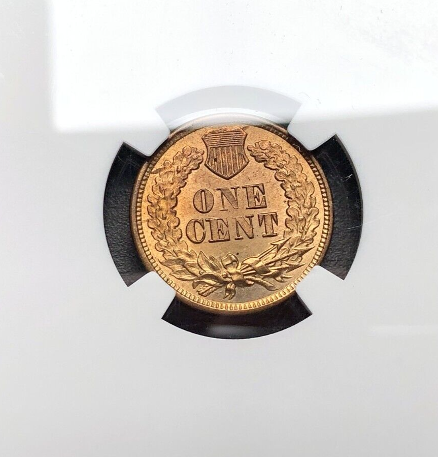 1866 NGC MS-64 RED / BROWN RB Indian Head Cent Penny W0354 LOOKS FULL ...