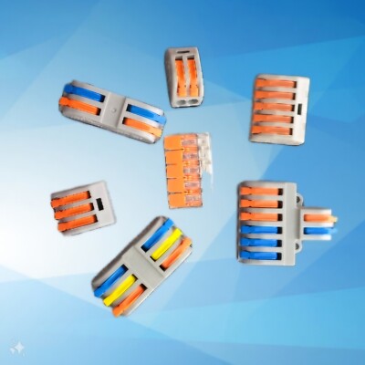 wago type connectors 2/3/5/ way 2 / 3 way in line connectors | eBay UK