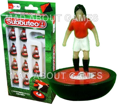 Subbuteo MANCHESTER UNITED Colours Team Football Soccer Game Toy ...