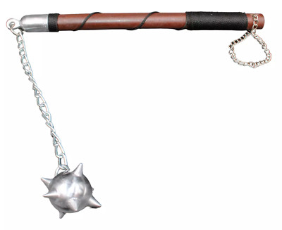 Medieval Gladiator Spiked Solid Metal Single Mace Ball Flail ...