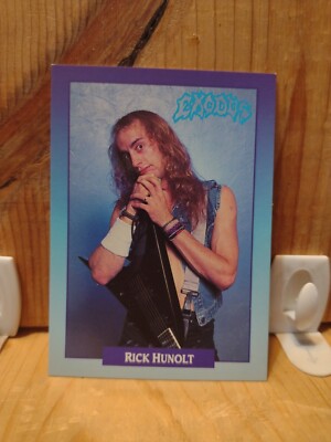 1991 Brockum Rock Cards: BAND: EXODUS. #255. RICK HUNOLT RC1 | eBay