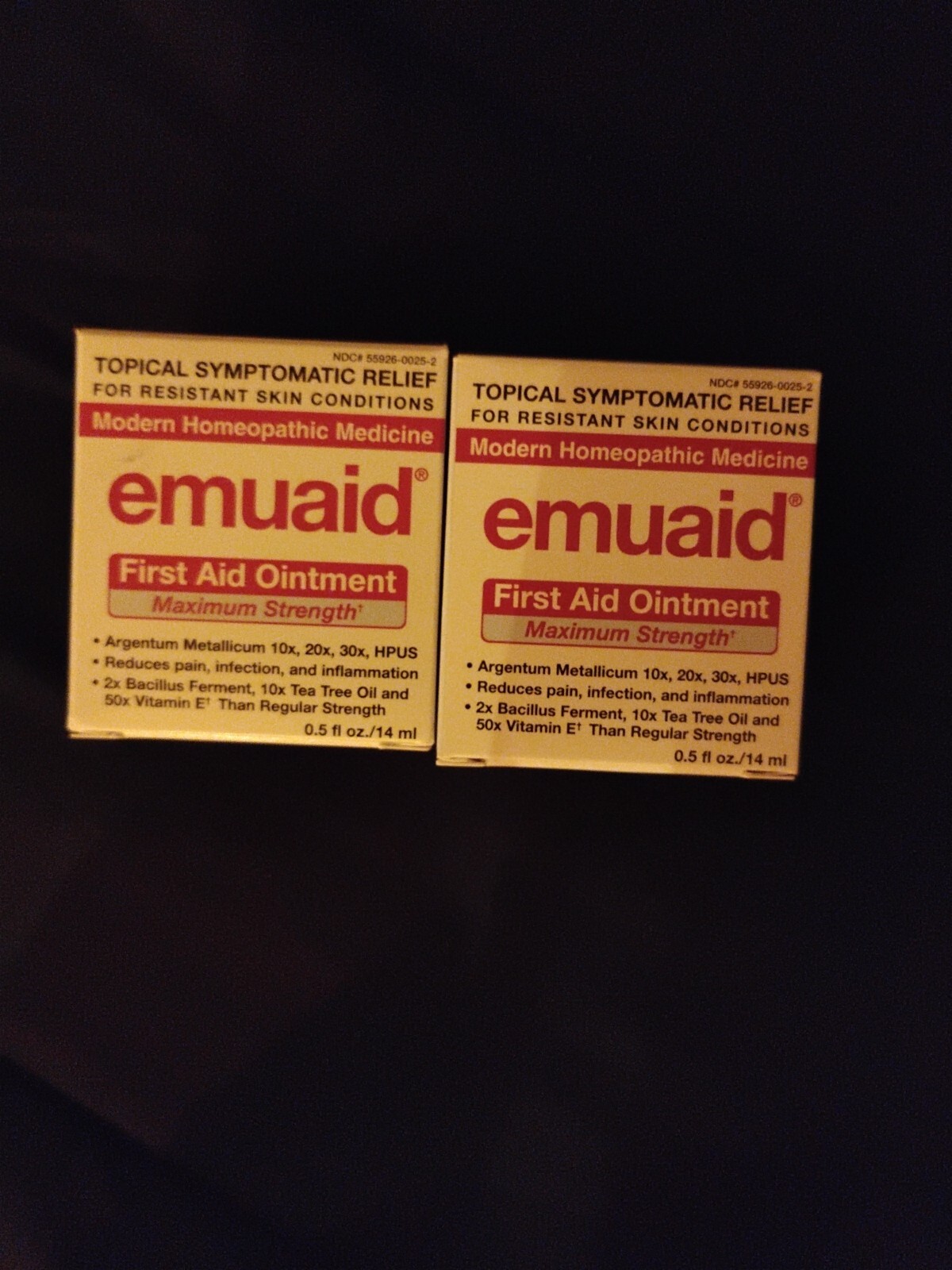 DOUBLE PACK EMUAID EmuaidMAX First Aid Ointment - 0.5oz. | eBay