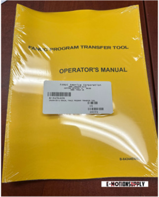 FANUC - PROGRAM TRANSFER TOOL OPERATIONS MANUAL B-64344EN | eBay