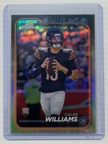 2024 Topps Chrome Caleb Williams Refractor Rookie Card RC #202 Chicago ...