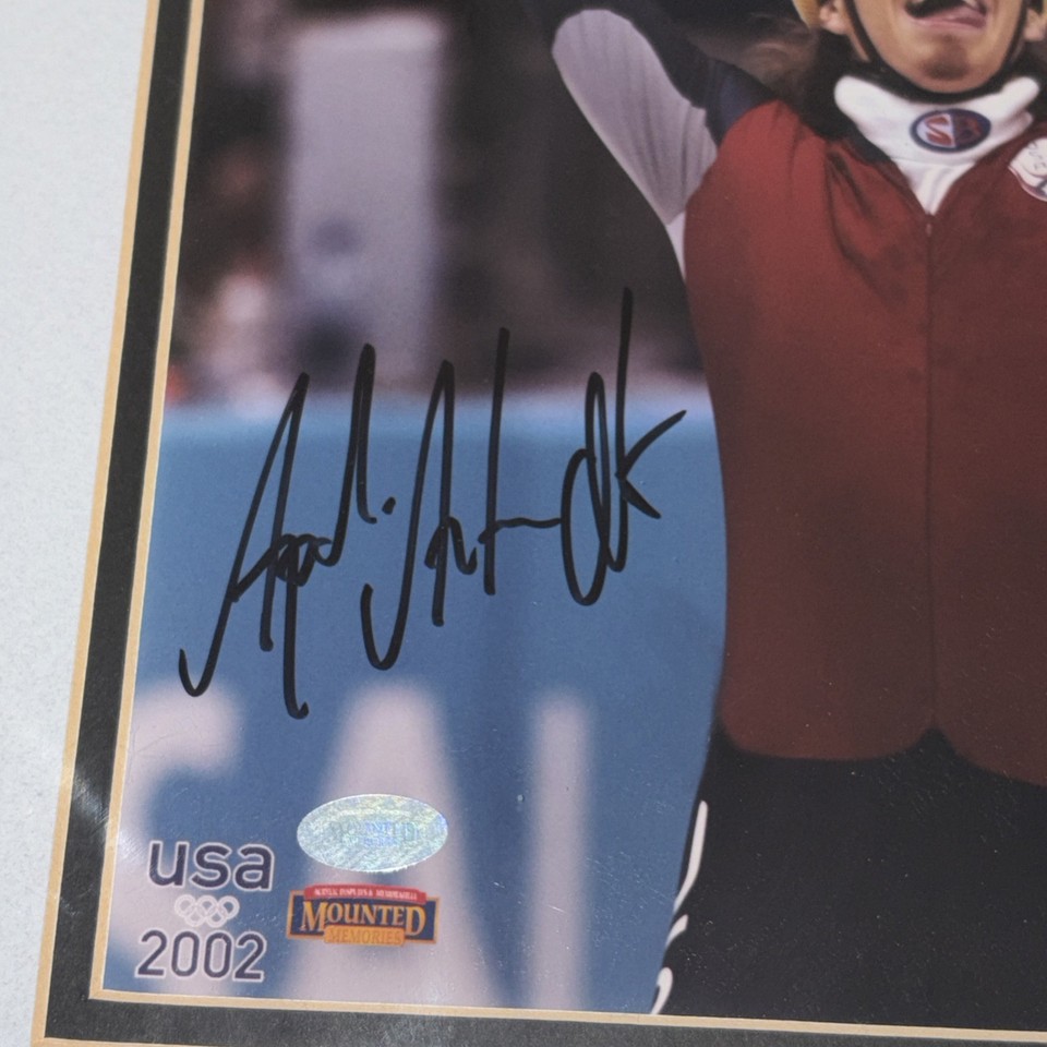 Apolo Anton Ohno Signed Autographed 8x10 Photo Framed Mounted Memories ...