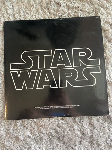 STAR WARS Soundtrack Double Vinyl LP Record Album 1977 Film VTG With ...