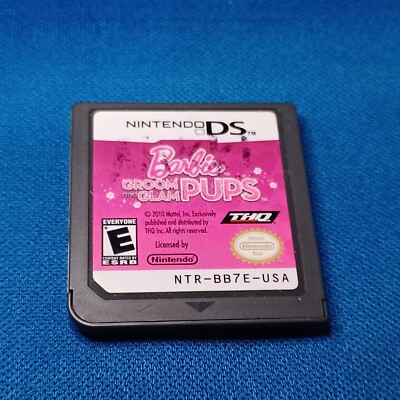 Barbie: Groom and Glam Pups Nintendo DS 2010 Video Game CARTRIDGE ONLY ...