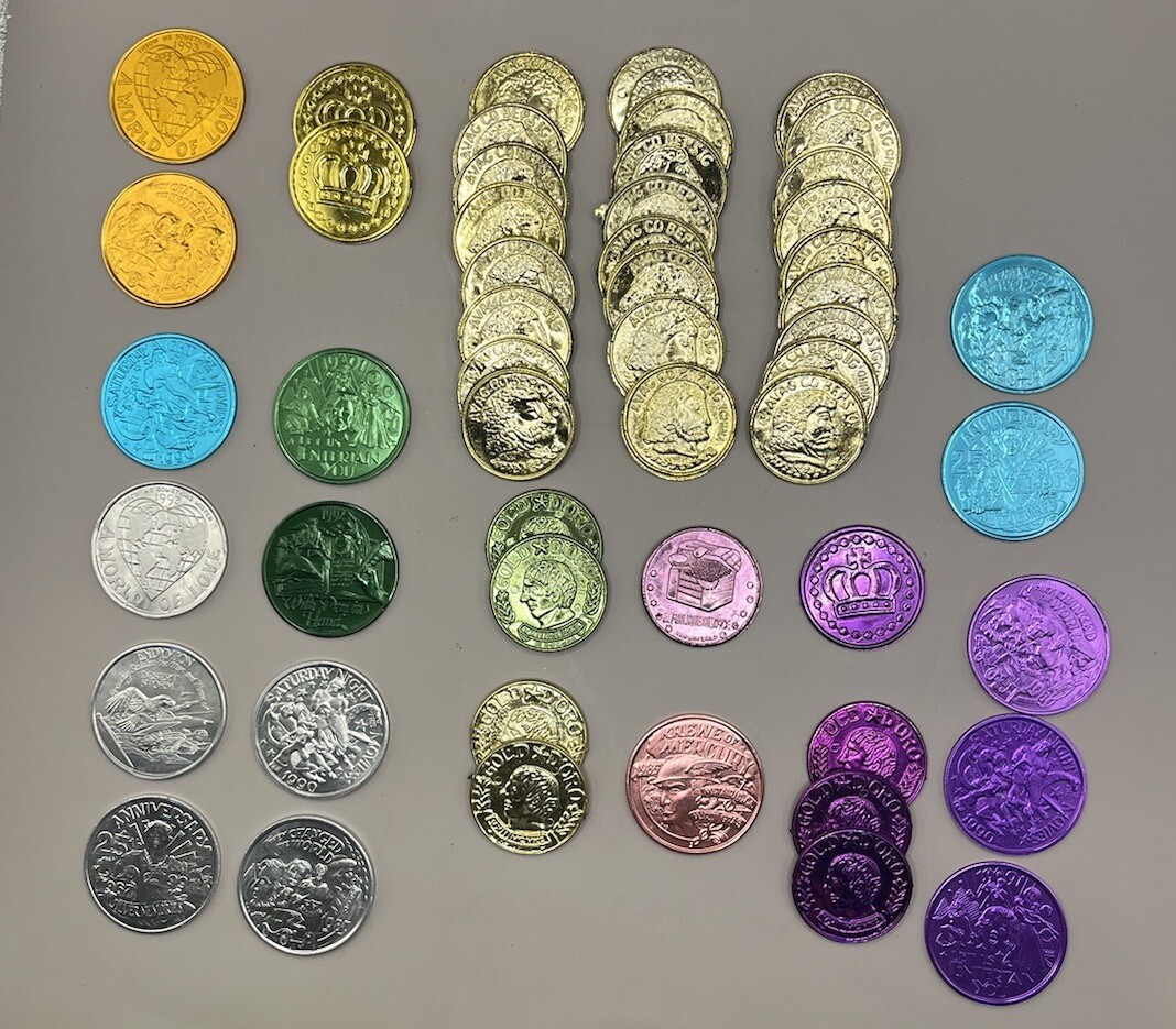 1980s to 90s Mardi Gras Aluminum Coin Tokens Vintage Lot of 50 NOLA ...