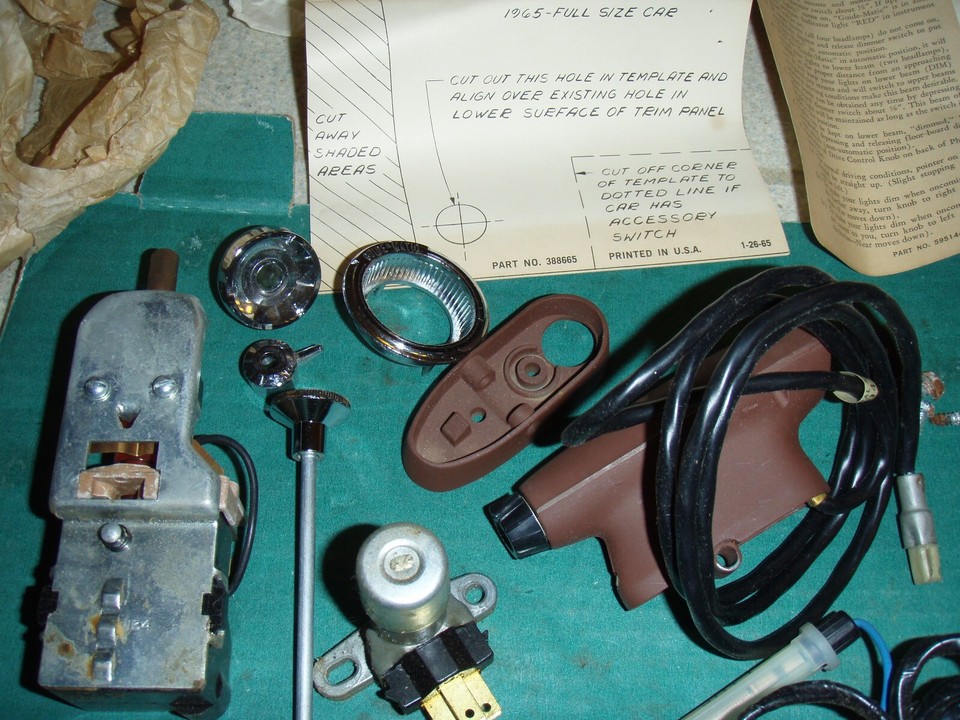 NOS 1965 1966 Oldsmobile 65 66 Autronic Eye Guide-Matic head light ...