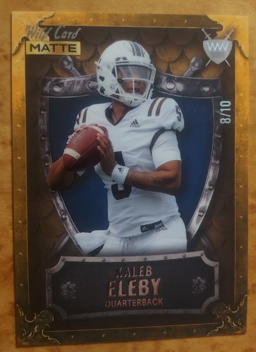 2022 MATTE Chase Purple Shield Kaleb Eleby Rookie Weekend Warrior WW-29 ...