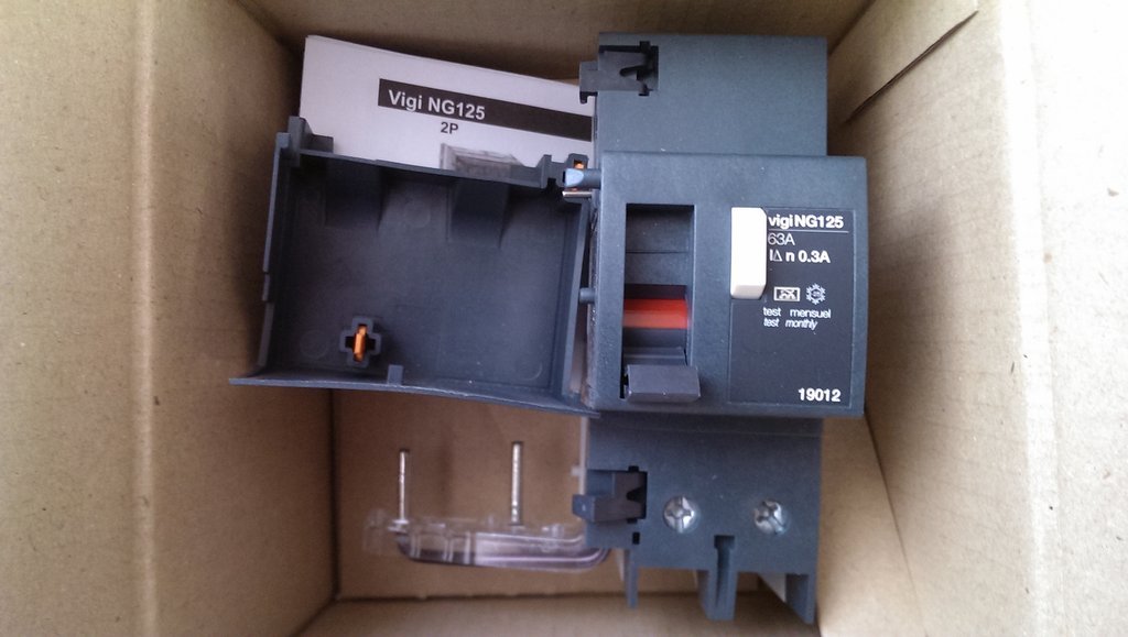 SCHNEIDER ELECTRIC 19012 FI-Block Vigi NG125, 2P, 63A, 300mA, Typ A ...