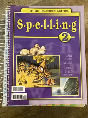 BJU Press Spelling 2 Home Teacher's Edition 9781579243456| eBay