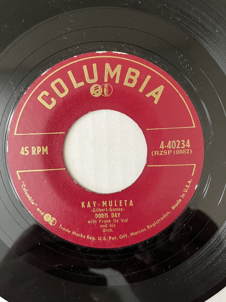 Doris Day – Kay-Muleta / Someone Else's Roses - 45 RPM Record | eBay