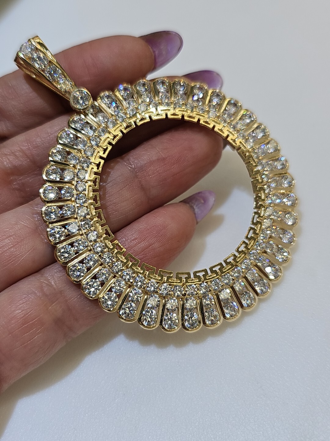 14k solid gold 50 pesos centenario Coin Bezel Frame pendant Heavy | eBay