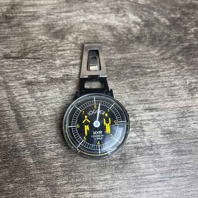 Vintage Black The Percise Jogger Step Counter 8-Miles Distance Analog ...