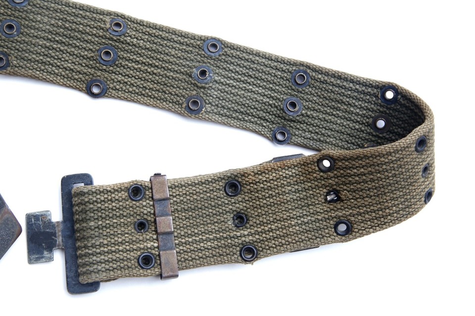 Vietnam Era US Army Military Davis Pistol Web Belt M1956 M56 Field Gear ...