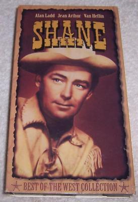 Shane VHS Video Alan Ladd Jean Arthur VAn Heflin 97360652239| eBay