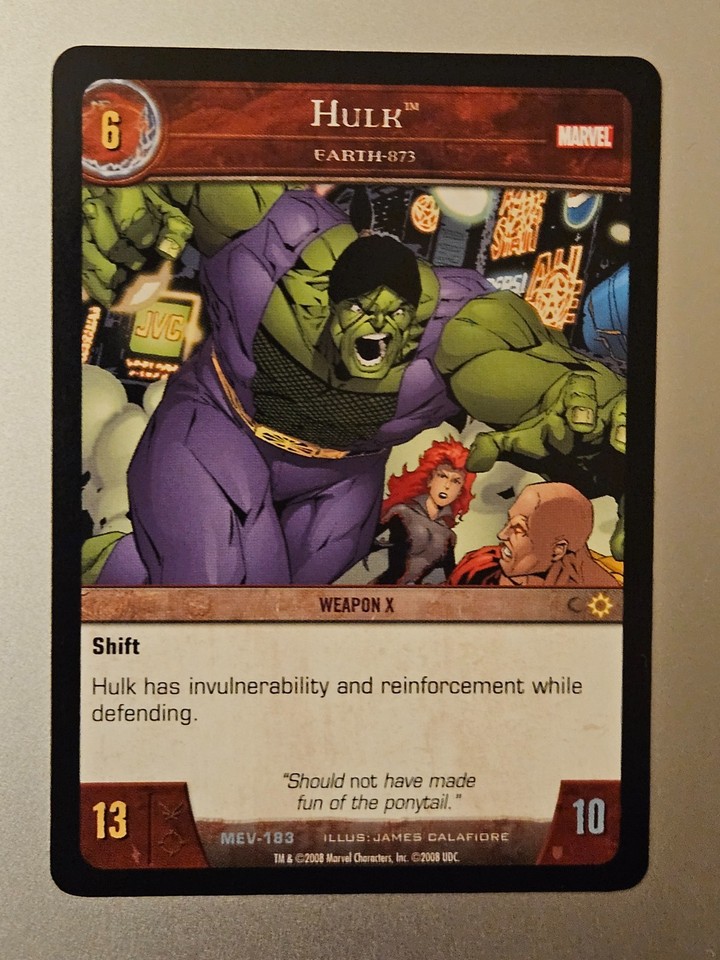 Upper Deck 2008 VS System Marvel Evolution * Pick Your Card * | eBay