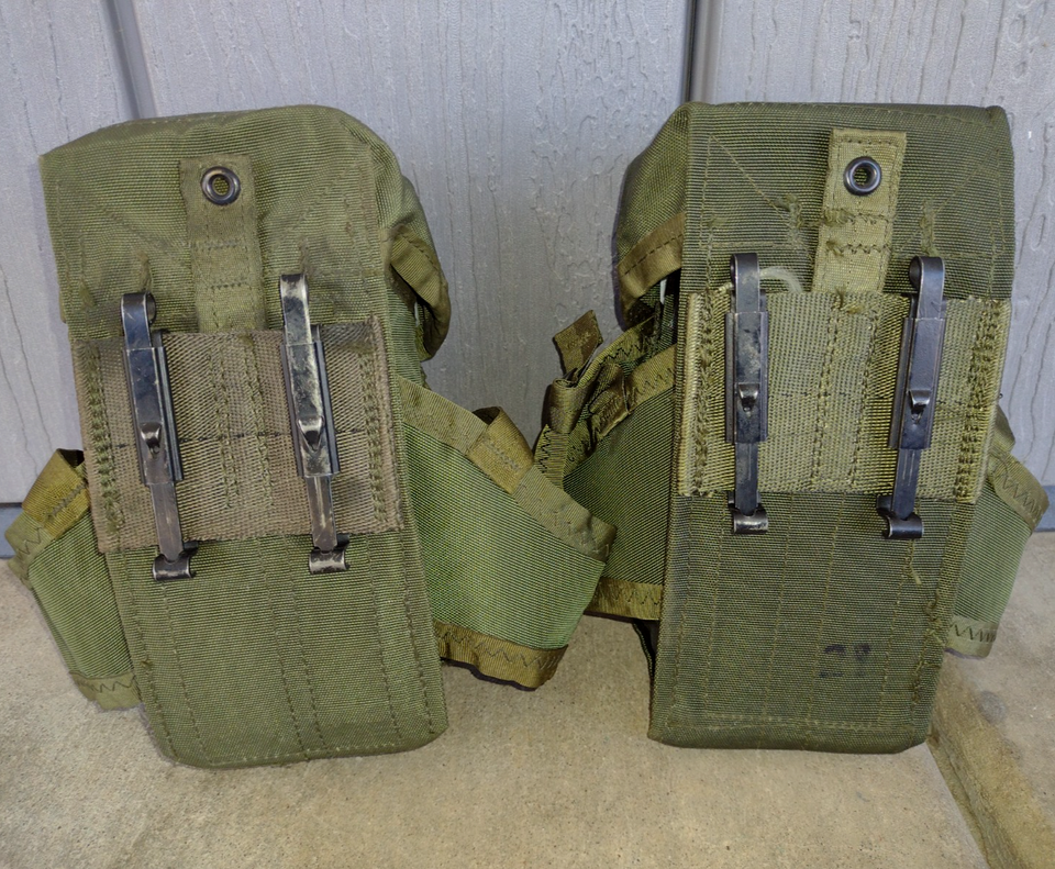 USGI ALICE WEB GEAR LBE SET w/ BUTTPACK RADIO POUCH STROBE POUCH ...