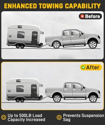 Helper Spring Kit, Leaf Spring Helper Kit for Pickup Trucks, SUVs and ...