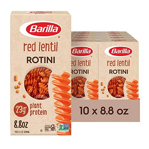 Barilla Legume Red Lentil Vegetarian Non-Gmo Rotini Pasta, 8.8 oz ...