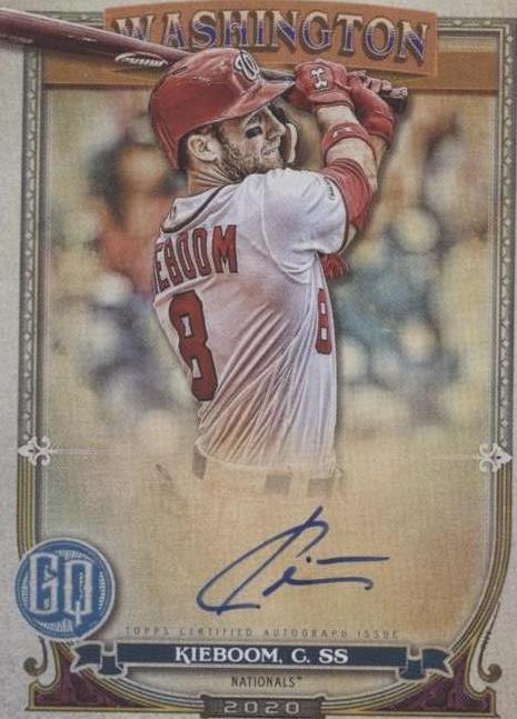 2020 Topps Gypsy Queen - Gypsy Queen Autographs Carter Kieboom #GQA-CJ ...
