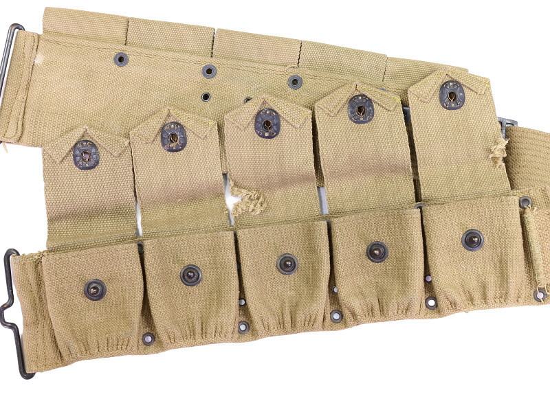 WW1 M1903 Springfield M1910 Cartridge Belt Dated 1917 | eBay