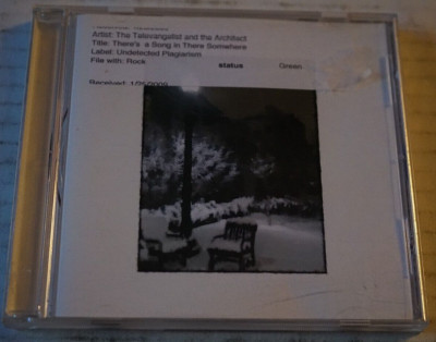 The Televangelist And The Architect 2009 Promotional CD VG+ Htf Oop | eBay