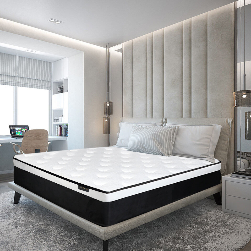 12/14 Inch Memory Foam Mattress Hybrid Spring Comfy Twin Full Queen ...