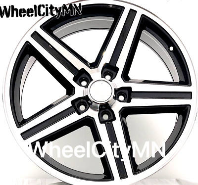 20 x8" black machined Chevy Camaro IROC Z28 OE replica rims fits S10 ...