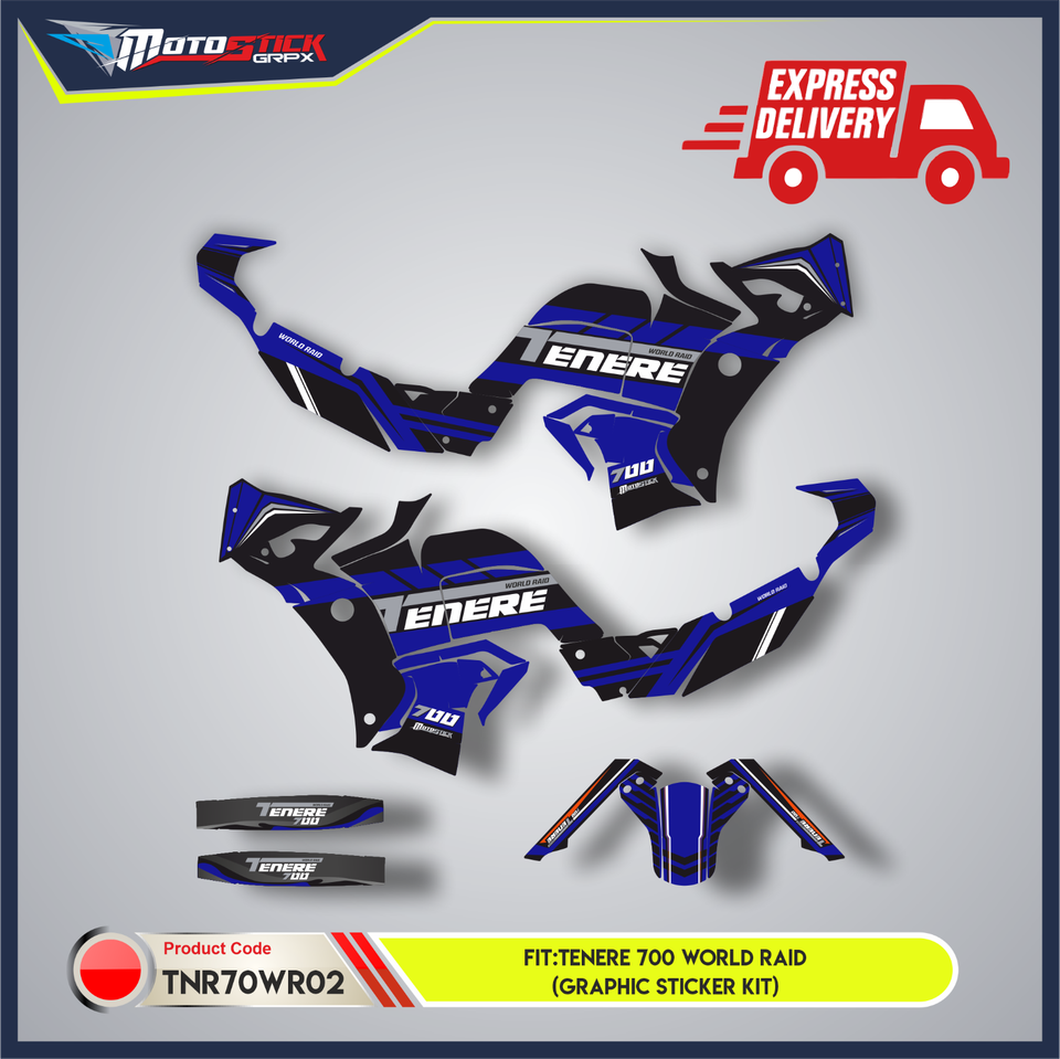 Fit:YAMAHA TENERE 700 World Raid 2022-2024 Graphic Decal Sticker kit | eBay