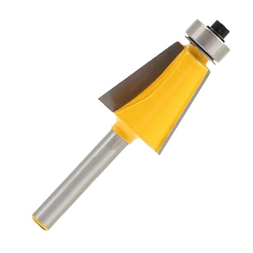 1/4 Shank 11.25 Degree Chamfer Bevel Edging Router Bit Top Beading ...