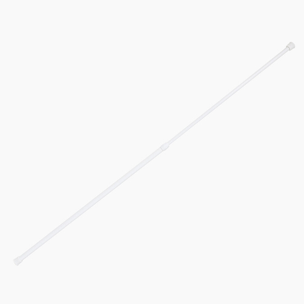 Spring Loaded Telescopic Pole Shower Curtain Hanging Extendable Rod ...