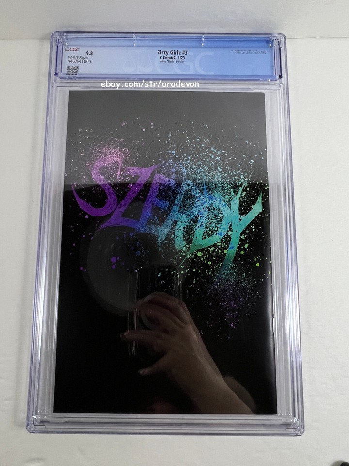CGC 9.8 Z ComicZ Zirty Girlz #3 Alice "Nude" Edition Nathan Szerdy Full ...