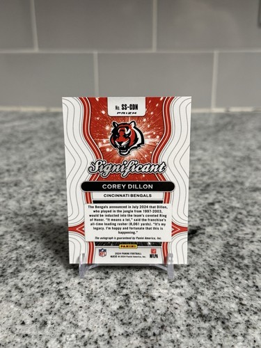 2024 Panini - Significant Signatures Corey Dillon Autographed ...