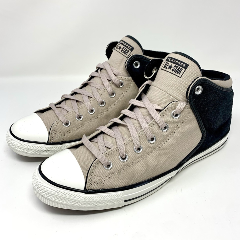 Converse Chuck Taylor All Star High Street Mid Papyrus Black Tan Men’s ...